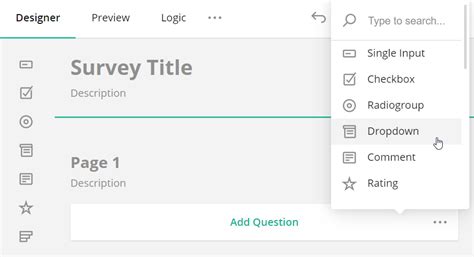End User Documentation Javascript Survey Creator By Surveyjs