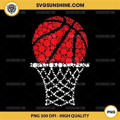 Basketball Polka Dot Png Basketball Happy Dot Day Png File