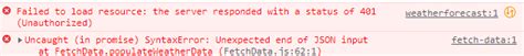 Reactjs Aspnet Core With Reactjs The Server Responded With A Status