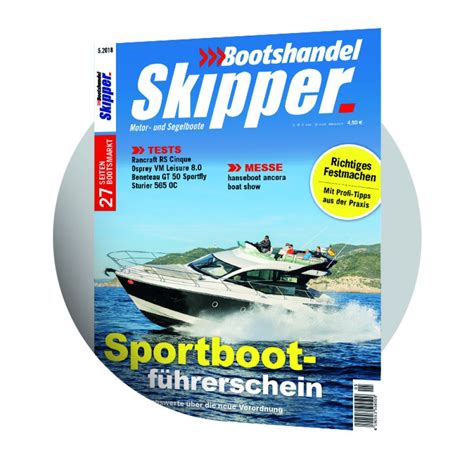 Skipper Bootshandel – Wassersportmagazin für Boote und Yachting