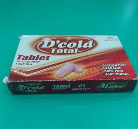 D Cold Total Tablet At ₹ 93 48 Box Anti Cold Tablet In Kolkata Id
