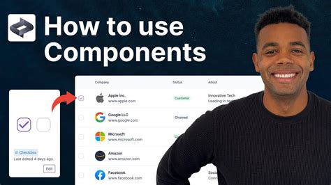 How To Use Components In Create Youtube