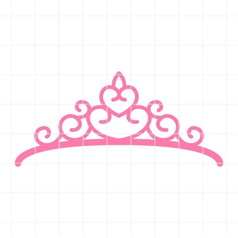 Tiara Svg Princess Svg Crown Svg Princess Tiara Svg Tiara Pink Tiara Png Tiara Crown Svg