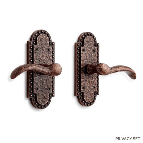 Marconi Solid Brass Interior Door Set Knob Privacy Signature Hardware