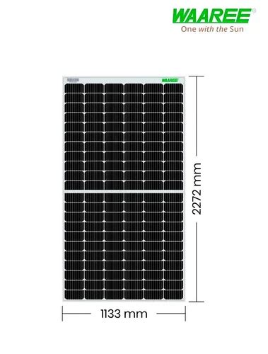 540 Watt Waaree Mono Half Cut Cell Solar Panel 72 V At ₹ 13watt In