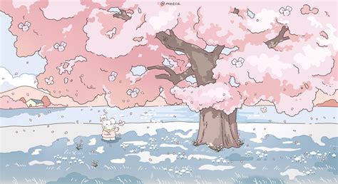 可爱电脑壁纸 Meeca 高清图片，堆糖，美图壁纸兴趣社区