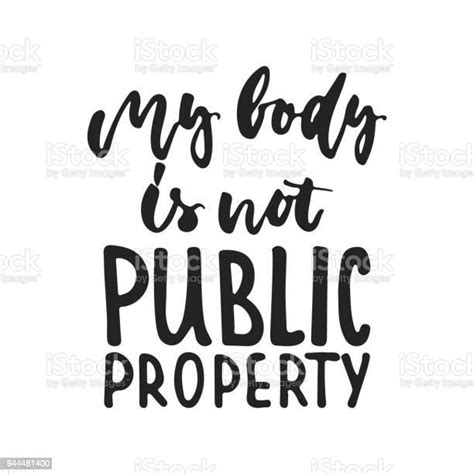 내 몸을 공용 속성손으로 그린 레터링 문구는 검은색에 고립 된 아니다 배너 인사말 카드 포스터 디자인에 대 한 재미 있는 브러시 잉크 벡터 일러스트 0명에 대한 스톡 벡터