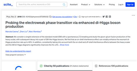Probing The Electroweak Phase Transition Via Enhanced Di Higgs Boson Production