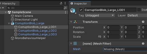 Automatically Generated Lods Don T Seem To Work For More Than One User Issue Unity