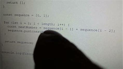 how to create a fibonacci sequence generator using javascript code explanation included youtube