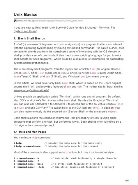 3ntu Edusg Unix Basics Pdf