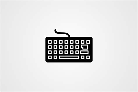 Vector Keyboard Line Icon Design Graphic By Kazim Abbas1996 Creative Fabrica