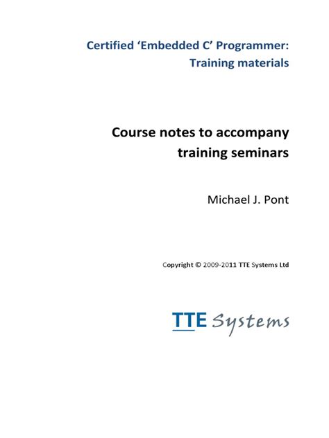 certified embedded c notes v01a pdf embedded system c