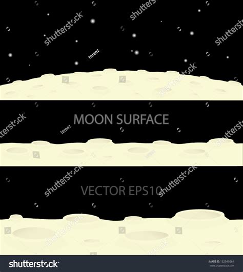 Vector Moon Surface 132599261 Shutterstock