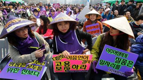 South Korean Women Gather In Celebration Of International Womens Day
