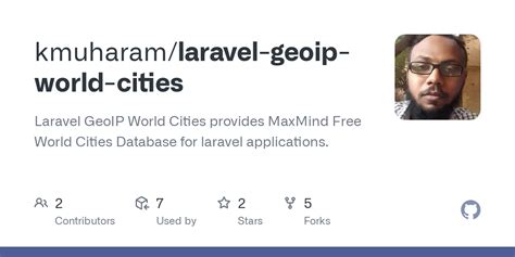 Github Kmuharamlaravel Geoip World Cities Laravel Geoip World