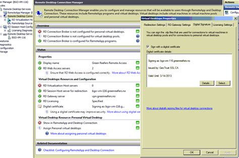 Solved Remote Desktop Session Host Shows Old Self Signed Ssl Certificate Instead Of San