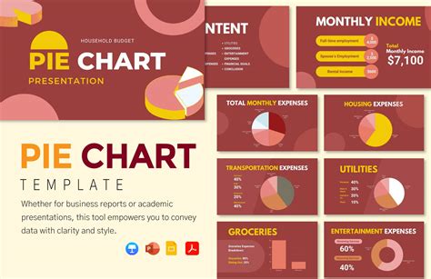 Pie Chart Template In PowerPoint PDF Google Slides Apple Keynote Download Template Net