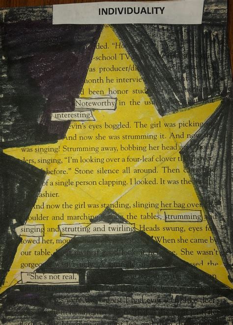 Stargirl Society Stargirl Blackout Poetry
