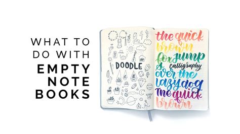 Things To Write In A Empty Notebook At Zoe Szabados Blog