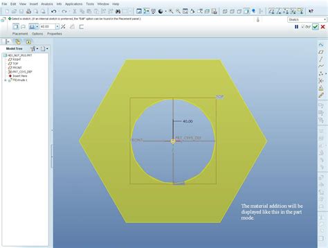 how to model a hexagonal nut in pro e grabcad tutorials