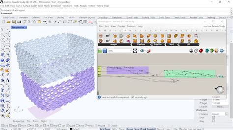 Grasshopper Script And Rhino3d Arachne 3d Printed Facade Dana Krystles Online Portfolio