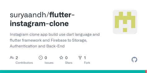 Github Suryaandh Flutter Instagram Clone Instagram Clone App Build Use Dart Language And