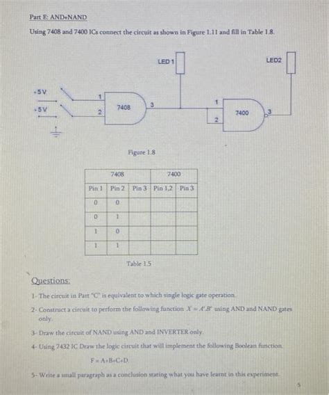 Solved Experiment No 1 Familiarization Of The Digital Logic