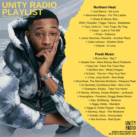 Unity Radio Playlist 2023 08 14 2023 08 27 Unity Radio