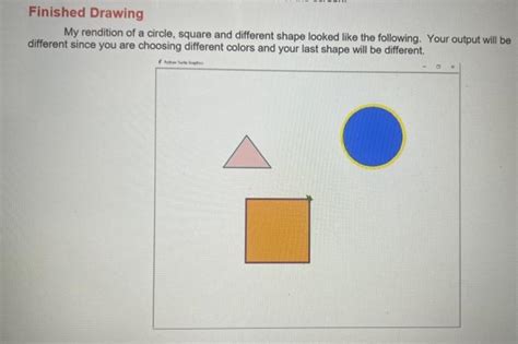 Solved General Directions Turtle Graphics Comes With Your