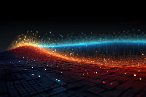 Quantum Algorithms Universe Glowing Light Premium Ai Generated Image