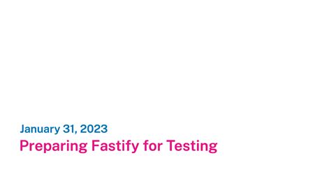 Preparing Fastify For Testing