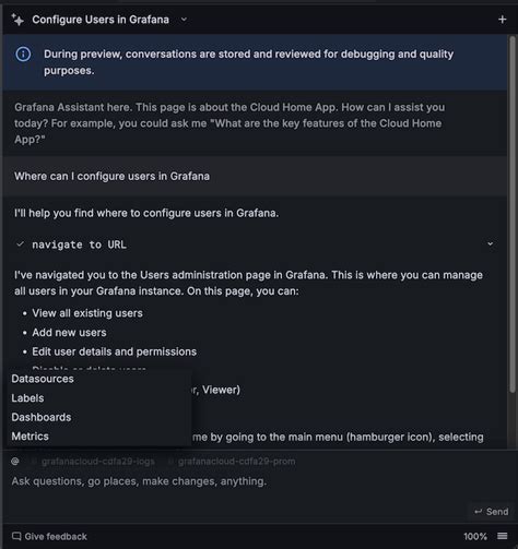 A Context Aware Llm Agent Built Directly Into Grafana Cloud Introducing Grafana Assistant