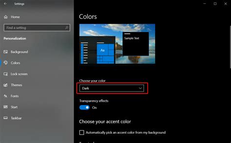 How To Enable Dark Mode In Windows