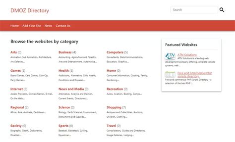 Online Demo Php Link Directory Script Software Directorio Php Mysql