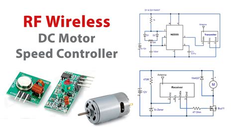 Rf Wireless Pwm Dc Motor Speed Controller Pcb Hero