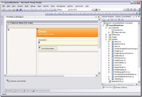 Trevor Unlocked Feedback Devexpress Layout Control Main Demo