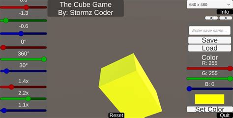 Cube Game Update The Cube By Stormzmaker