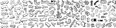 Thousand Curved Arrow Sketch Vector Royalty Free Images Stock Photos Pictures Shutterstock