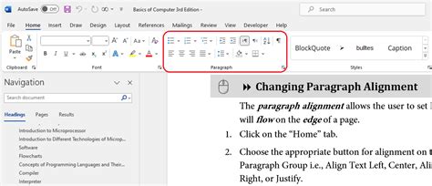 Document Formatting Basics Of Computer