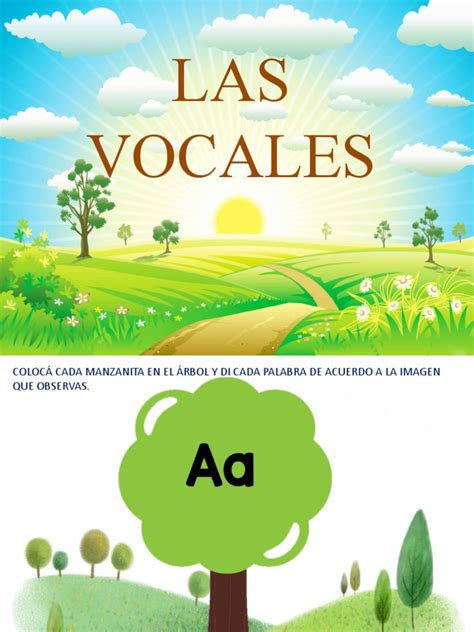 Interactivo Las Vocales 2 Power Point Pdf