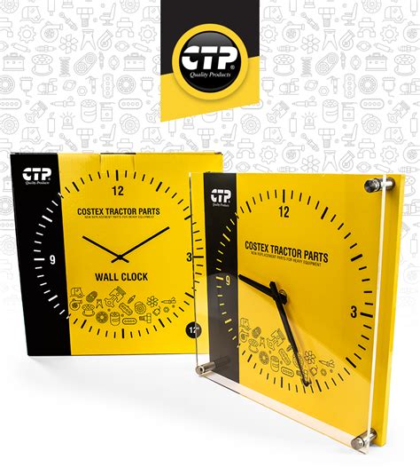 CTP Wall Clock Aftermarket Caterpillar Komatsu Parts