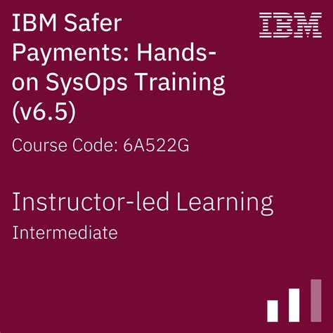 Ibm Safer Payments Hands On Sysops Training V6 5 Code 6a522g Credly