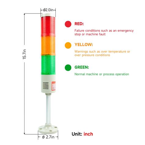 Yasong Industrial Signal Tower Lamps Andon Stack Light Warning Lights Yasong Alarm