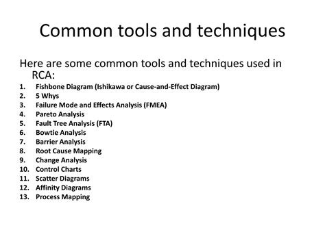 ROOT CAUSE ANALYSIS PowerPoint Presentation PPTX