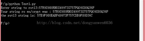 Rot13初学者和python的实现 Csdn博客