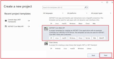 Asp Net Core Web Api Project In Visual Studio Dot Net Tutorials