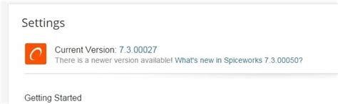 How Do I Check The Current Available Spiceworks Version 2 By Pu36 Spiceworks Support