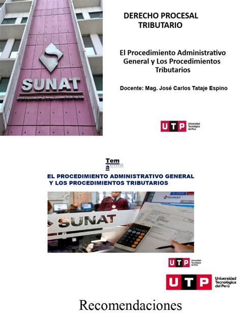 S03 Derecho Procesal Tributario Ok Pdf Ley Procesal Justicia