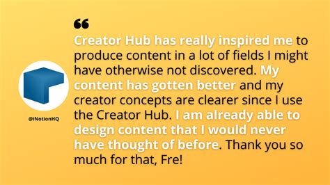 Creator Hub